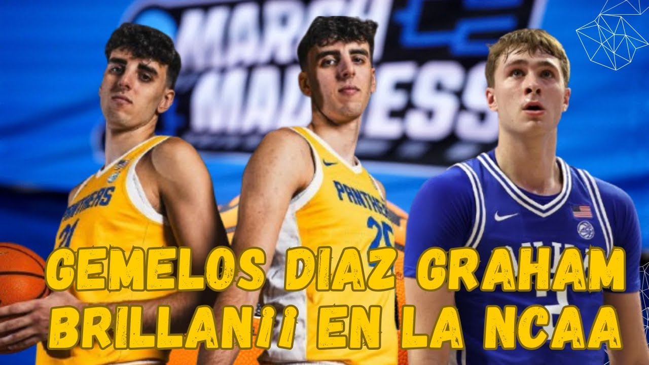 GEMELOS DIAZ GRAHAM BRILLAN EN LA NCAA - HOY SE ENFRENTAN A COOPER ...