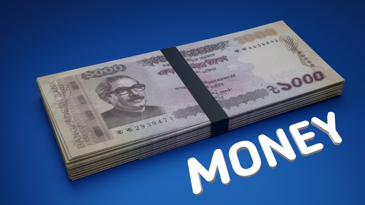 Create Money 3D | How To Apply Two Textures For A Single Face | Create ...