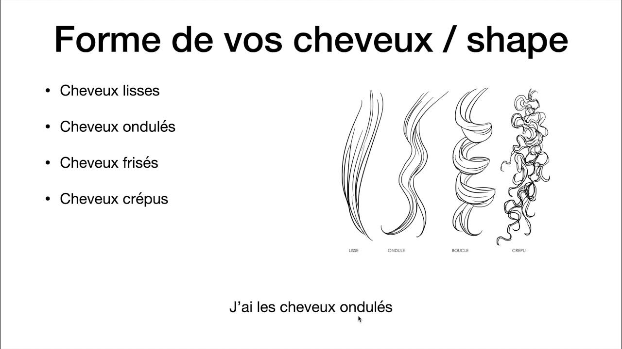 Describe your hair in french / french hair vocabulary - Décrivez vos ...