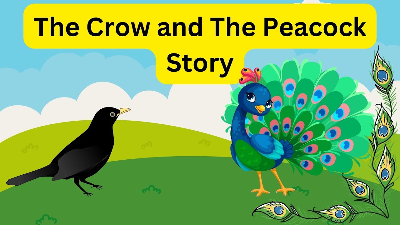 The Crow And The Peacock Story in English | Kids Story | Moral Story ...