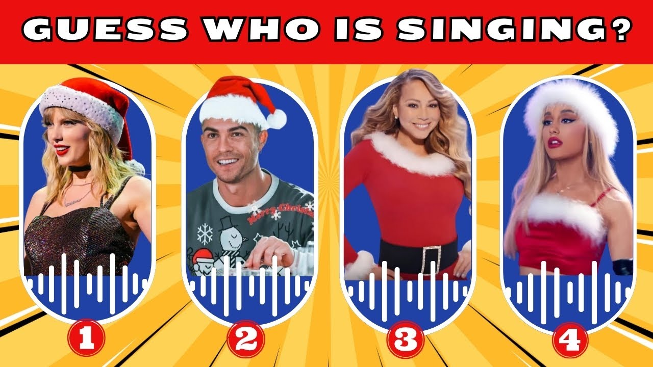 Festive Frolics: Guess Who's Singing? Christmas Edition 🎄🎤 - YouTube