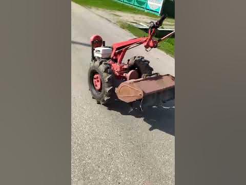 Переднее опорное колесо,бампер,груз для мотоблока МТЗ при работе с ...