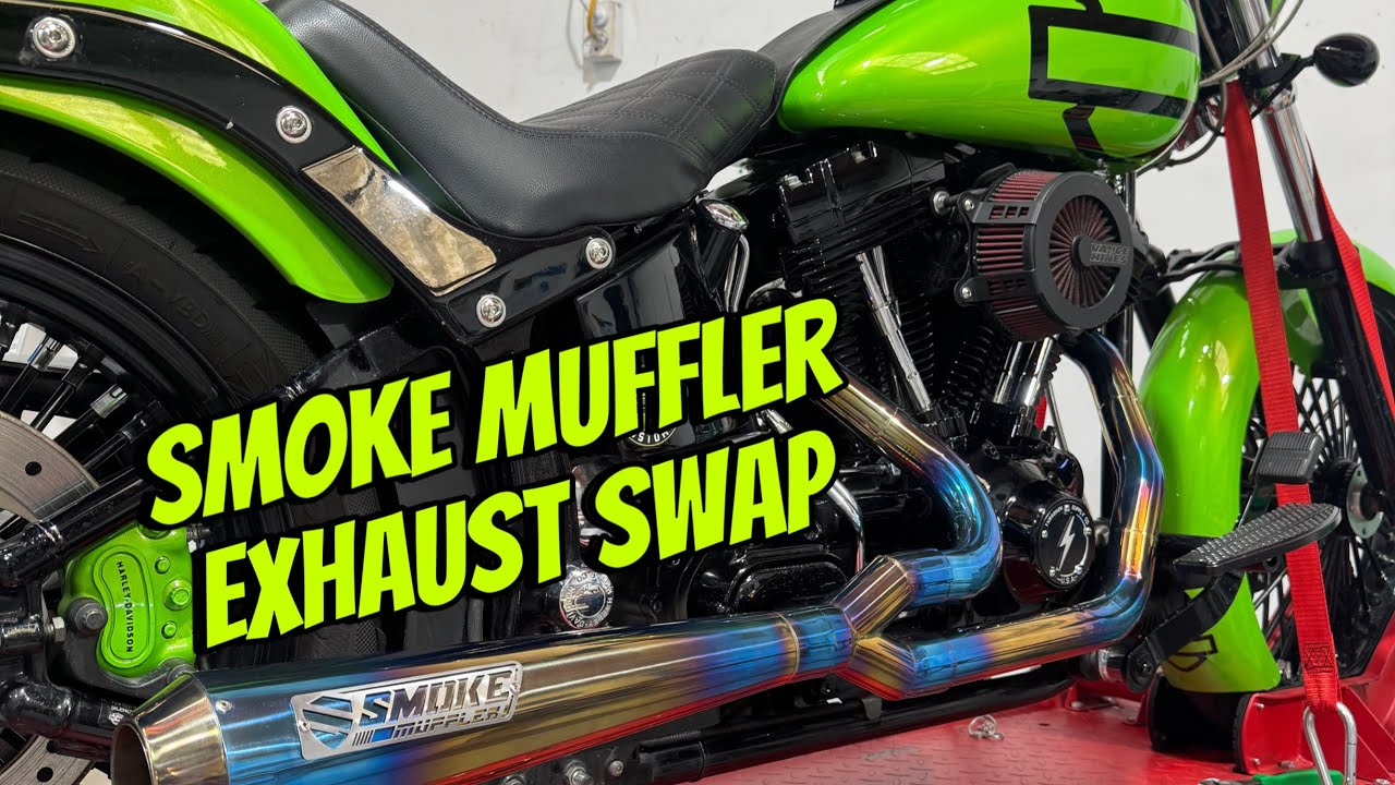 Smoke Muffler 2 into 1 Exhaust Swap 010 - YouTube