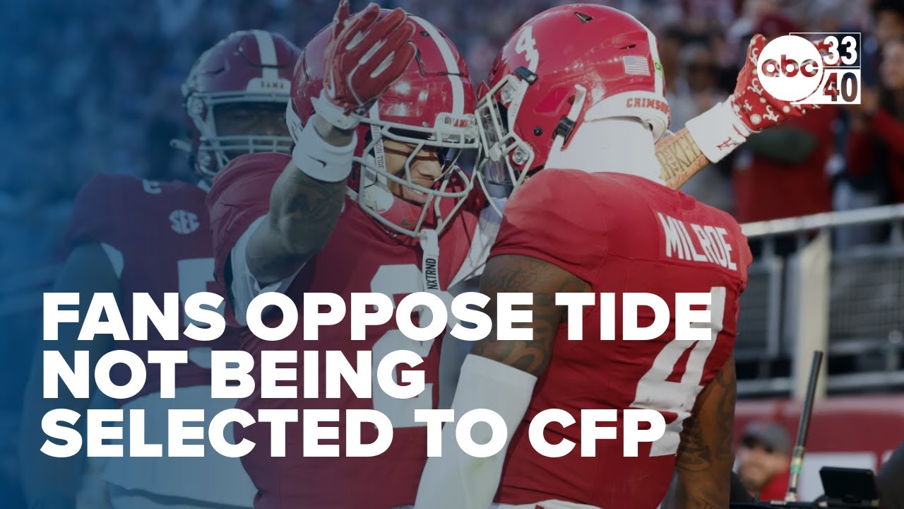Alabama fans not in support of Tide not advancing to the CFP - YouTube