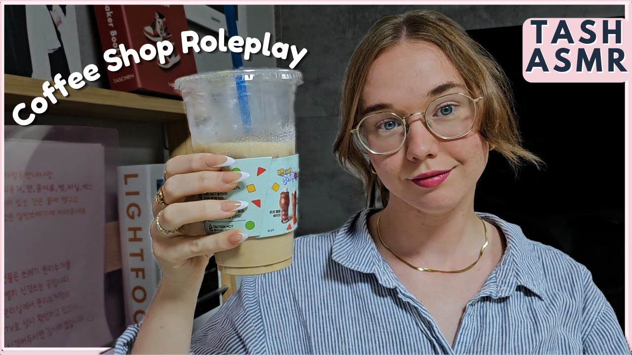 ASMR Coffee Shop Role-play - YouTube