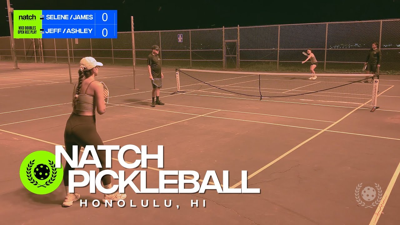 Pickleball Mixed Doubles - Selene/James vs Jeff/Ashley - YouTube