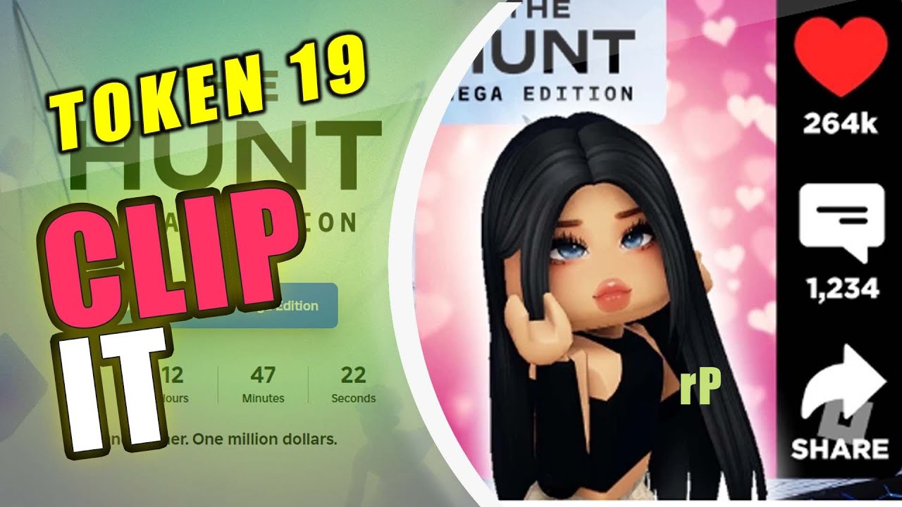 The Hunt Mega Edition Clip It Token 19 | Roblox - YouTube