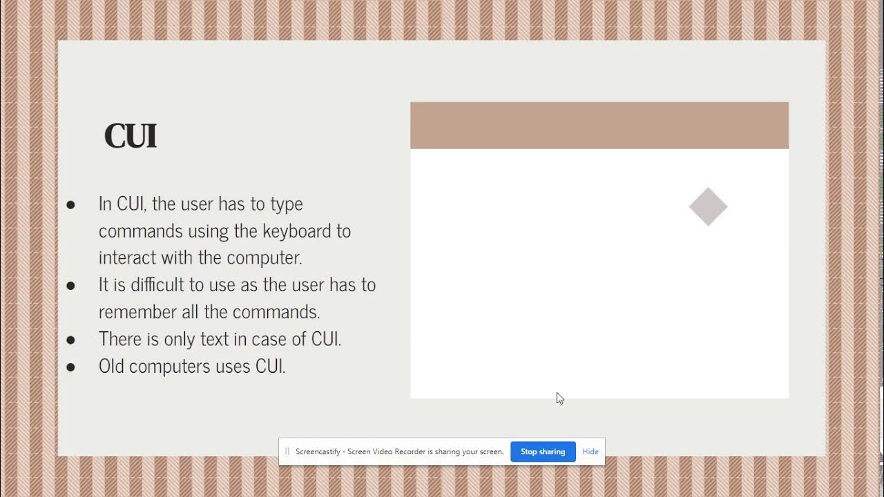 Character user interface - YouTube