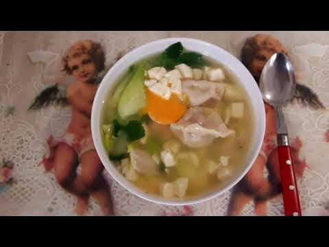 Быстрый Суп с Равиоли 🍲, капустой Пак-Чой/Бок-чой, Тофу. Париж/Soupe ...