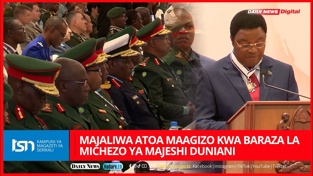 WAZIRI MKUU ATOA MAAGIZO KWA BARAZA LA MICHEZO YA MAJESHI DUNIANI - YouTube