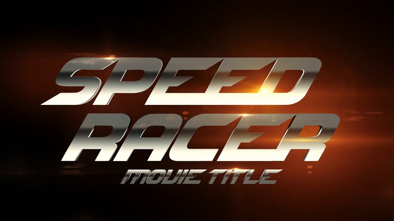 Movie Title - Speed Racer - YouTube