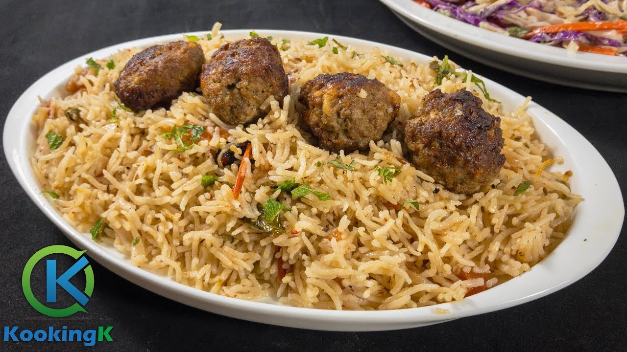 Kofta Pulao Recipe - Beef Kofta Pilav Recipe - YouTube