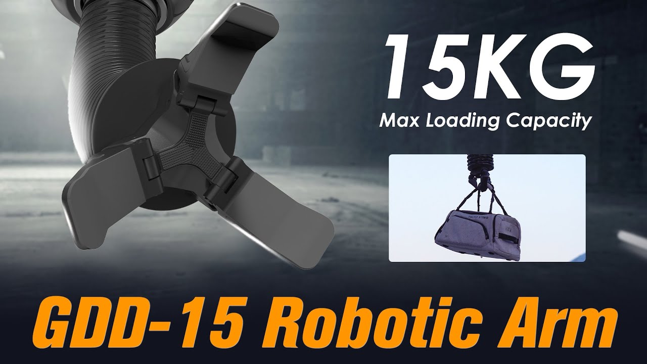 GDD-15 Flexible Mechanical Clamp Claw Retractable Soft Robotic Arm ...