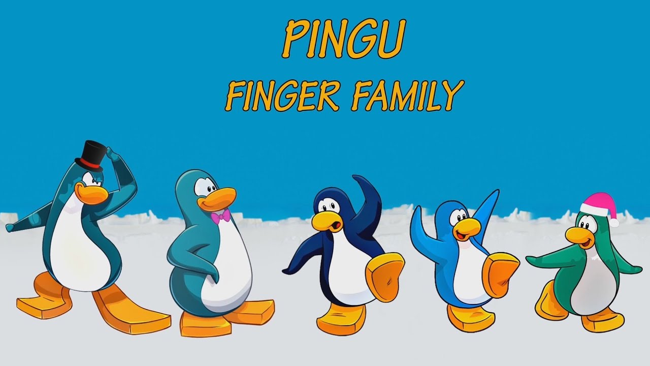 Pingu Finger Family | Cartoon Nursery Rhymes & Songs For Children - YouTube