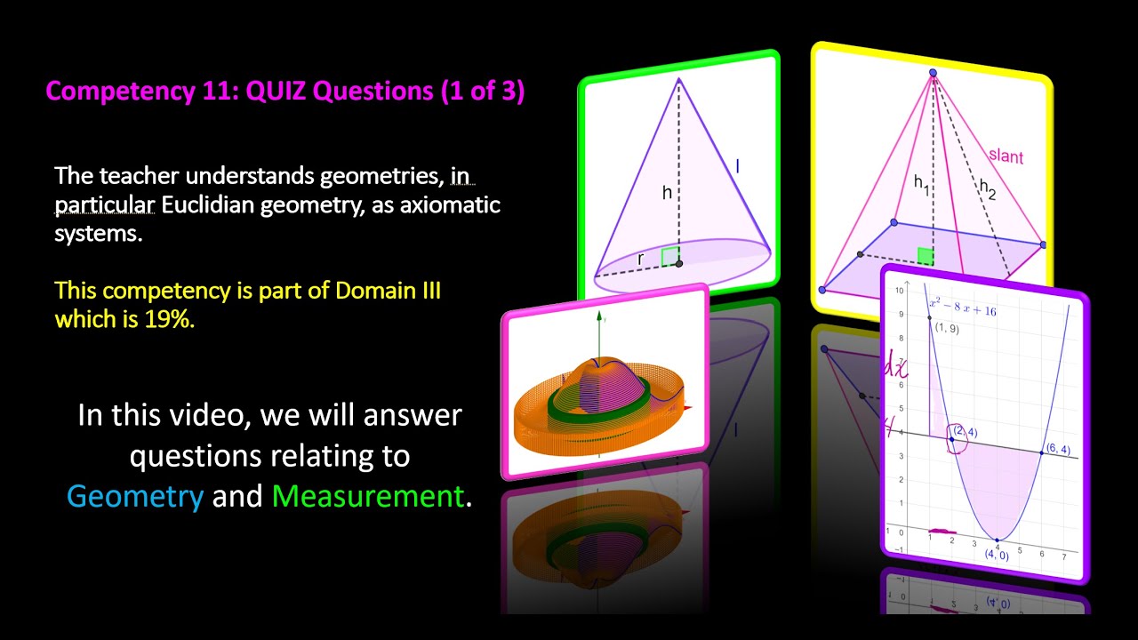 TExES 7-12 (235) Math Competency 11: QUIZ Questions (1 of 3) - YouTube