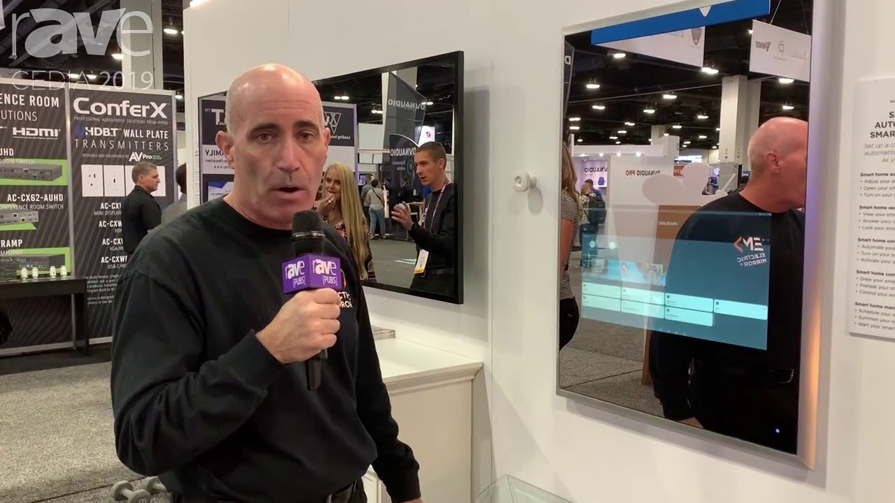 CEDIA 2019: Electric Mirror Showcases the Savvy Home Smart Mirror, Used ...