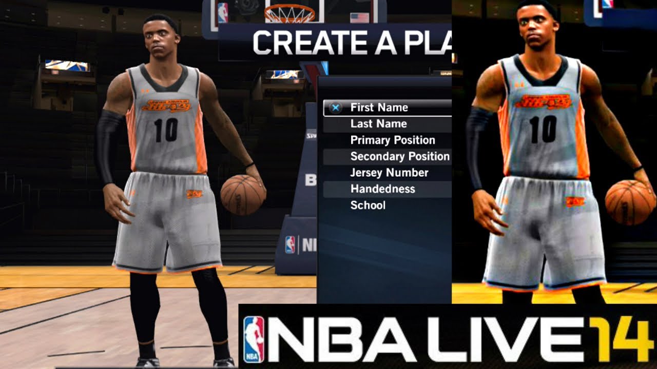 NBA Live 14 PS4 - Rising Star Player Creation & Showcase - YouTube