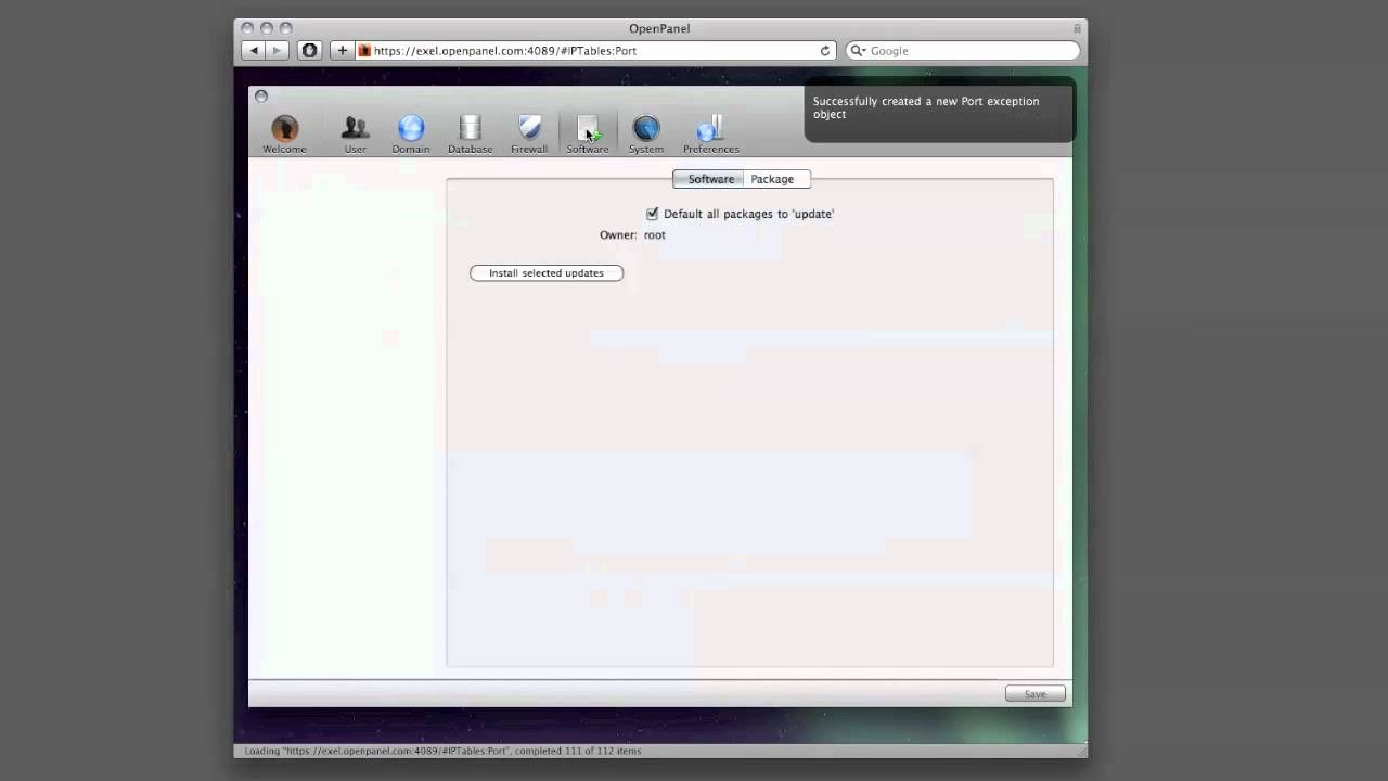 OpenPanel 1.0 Interface - YouTube