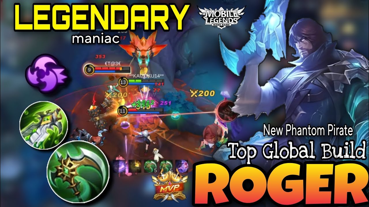 TRY THIS BUILD ON ROGER | NEW REVAMP SKIN | ROGER GAMEPLAY 🔥 - YouTube