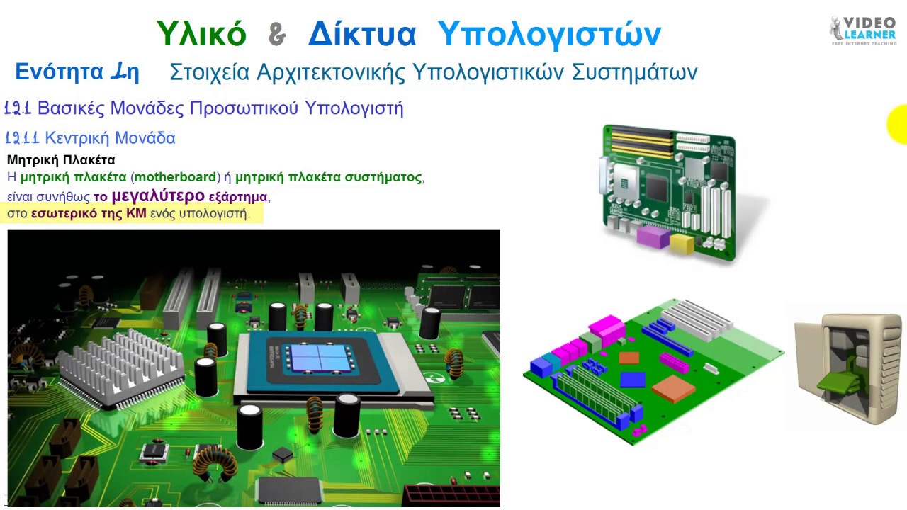1.12 Μητρική Πλακέτα - YouTube