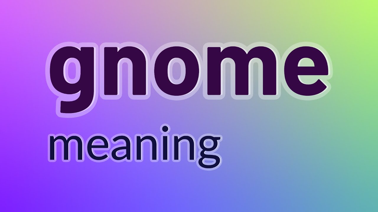 Gnome - 24 English Vocabulary Flashcards - YouTube