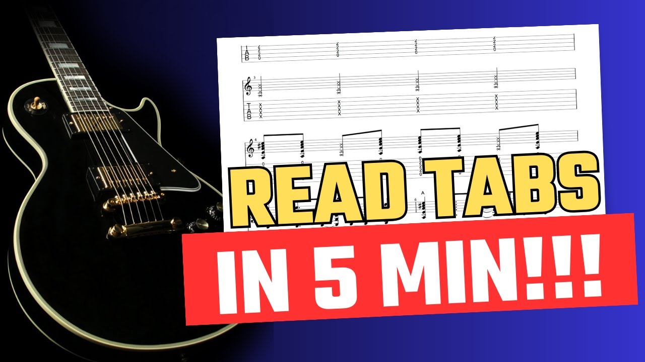 How To Read Guitar Tabs In 5 Minutes (Tablature Tutorial) - YouTube