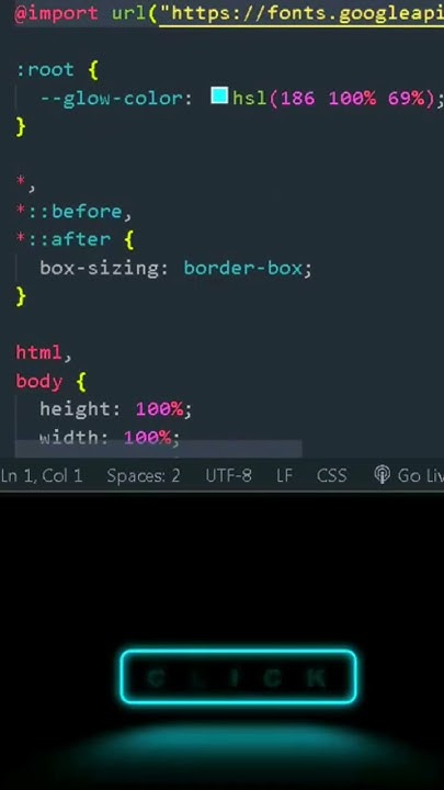 Html Css Glowing Css Button Css Glowingbutton Html Html5 Shorts Softwareengineer Youtube