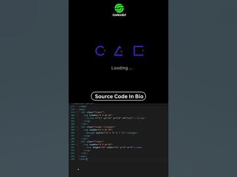 Loading Animation 💥 #coding #shortvideo #coder #viral #codinglife #computerprogrammer #code ...