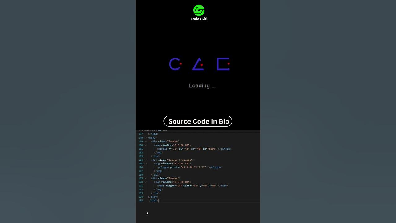 Loading Animation 💥 Coding Shortvideo Coder Viral Codinglife Computerprogrammer Code 