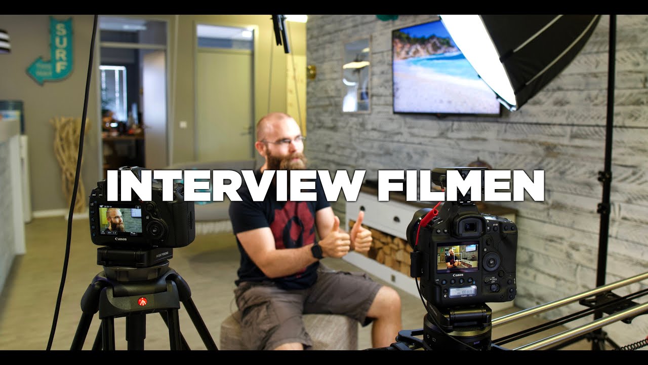 Ein Interview Filmen Filmemacher Grundlagen Tutorial Professionelle