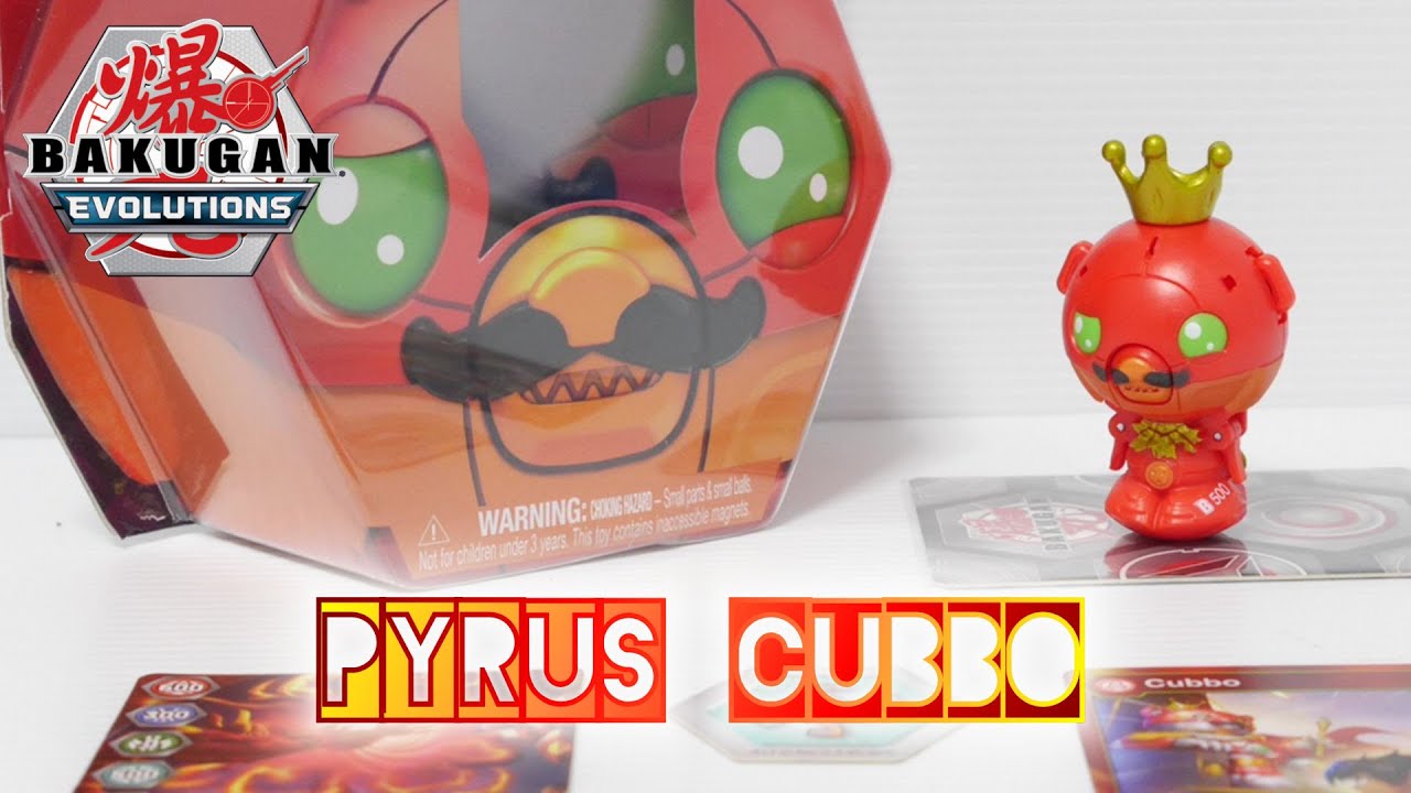 PYRUS CUBBO (KING) Single Pack | Bakugan Evolutions | BAKUGAN UNBOX ...
