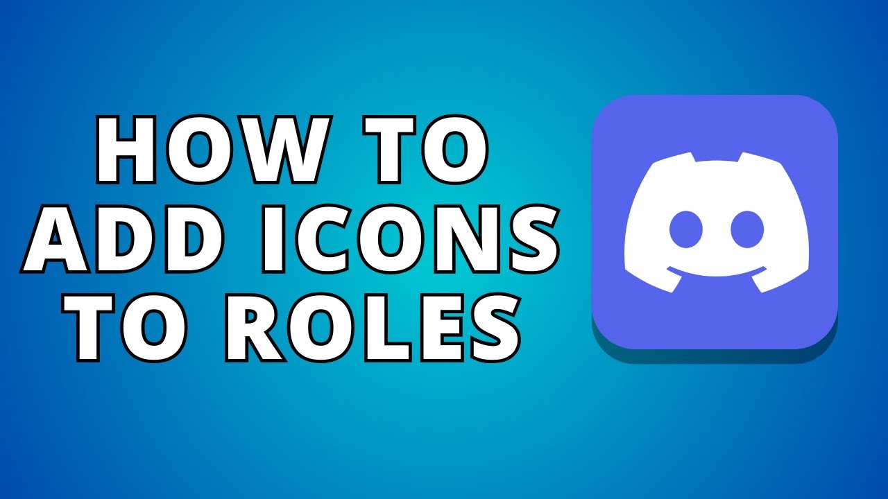 How to Add Icons to Server Roles in Discord (Best Method) - YouTube