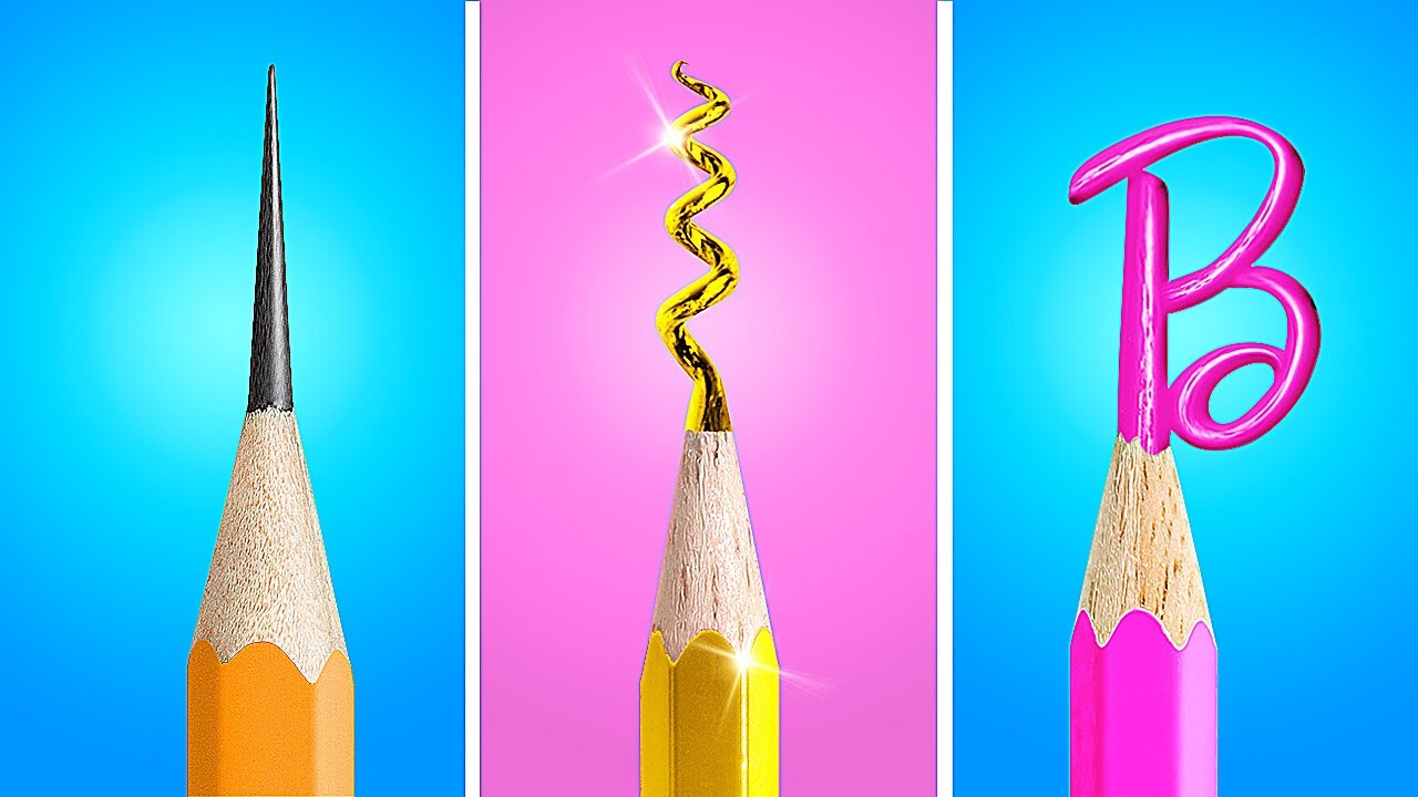 ART TRICKS AND DIY HACKS 💝 Cute Tiny School Supplies📦 Drawing With ...