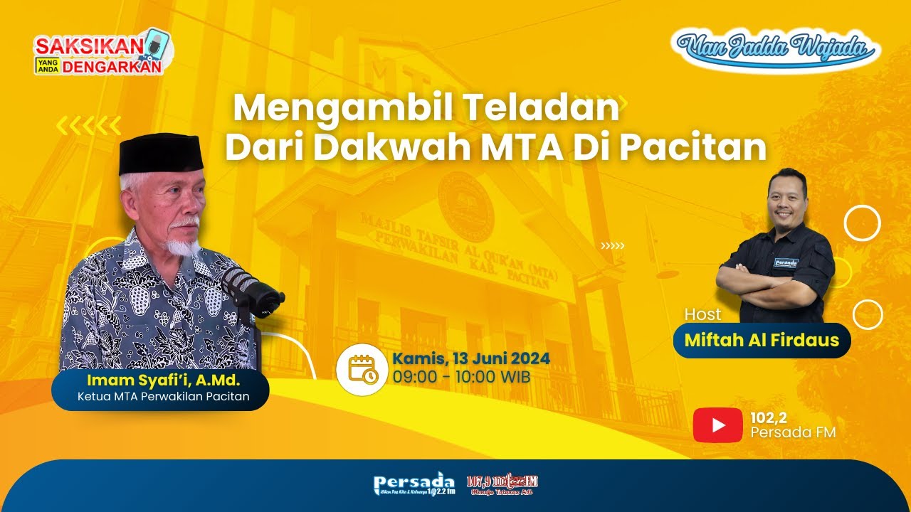 MAN JADDA WAJADA - MENGAMBIL TELADAN DARI DAKWAH MTA DI PACITAN - YouTube