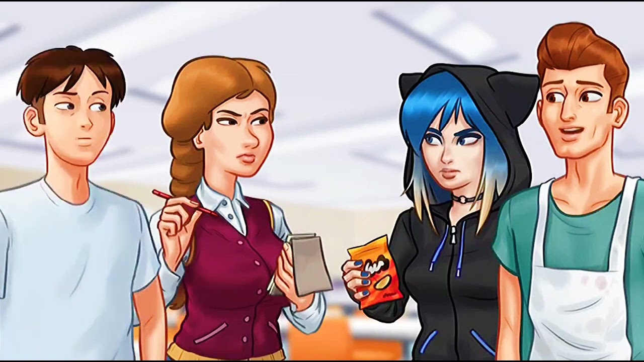 Summertime Saga school full part - YouTube