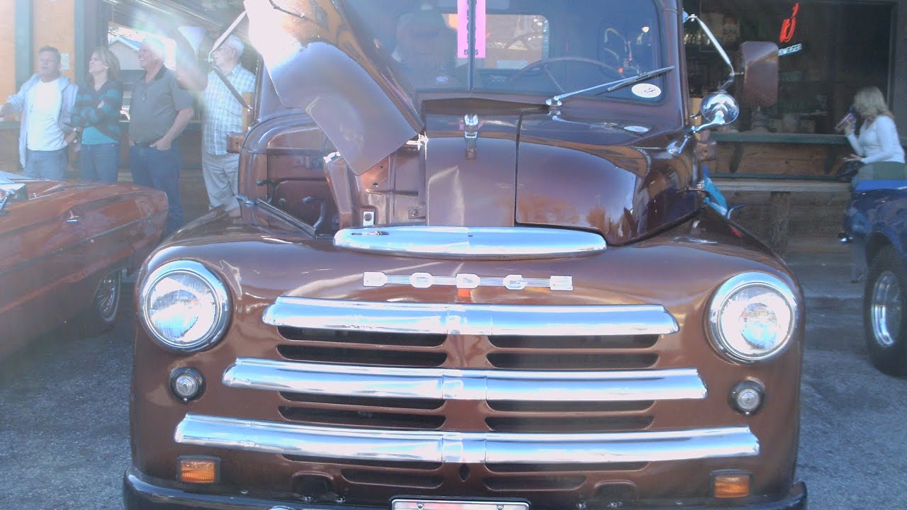 1949 Dodge Stake Body Truck Brn OldTown020715 - YouTube