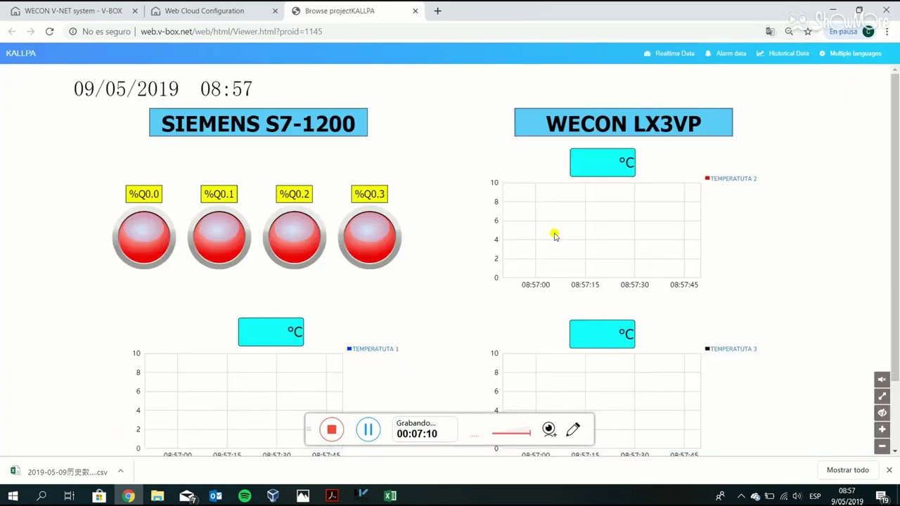 Wecon V-Box and V-Net Cloud Scada Siemens S7-1200 - YouTube