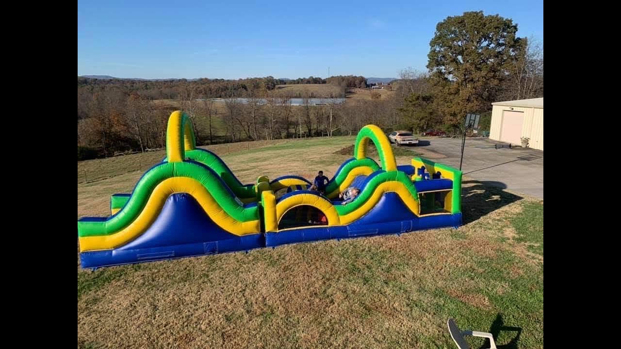40 Ft. Super Obstacle Course - YouTube
