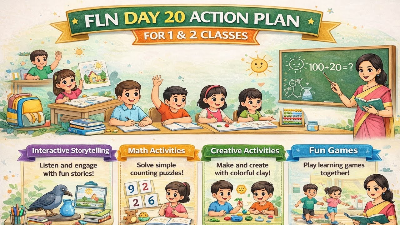 FLN DAY 20 ACTION PLAN FOR CLASSES 1 & 2 - YouTube