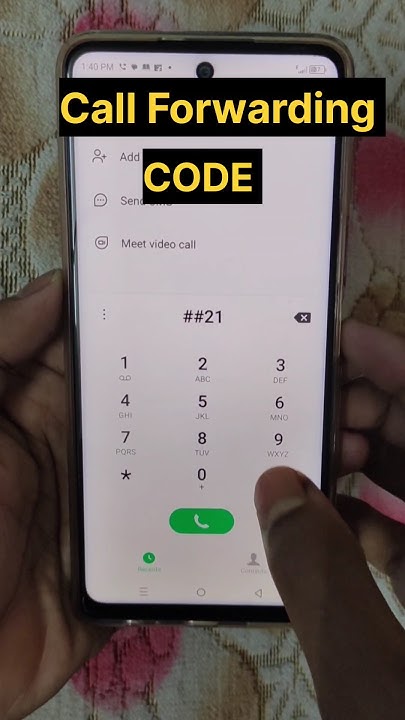 Call forwarding kaise kare | call forwarding code | how to call forward ...