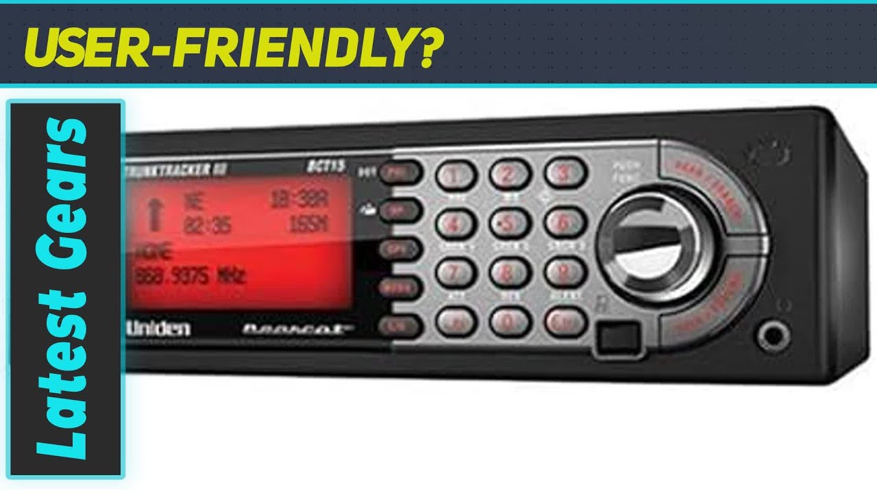 Uniden BCT15 BearTracker Mobile Scanner with GPS: Best Police Scanner ...