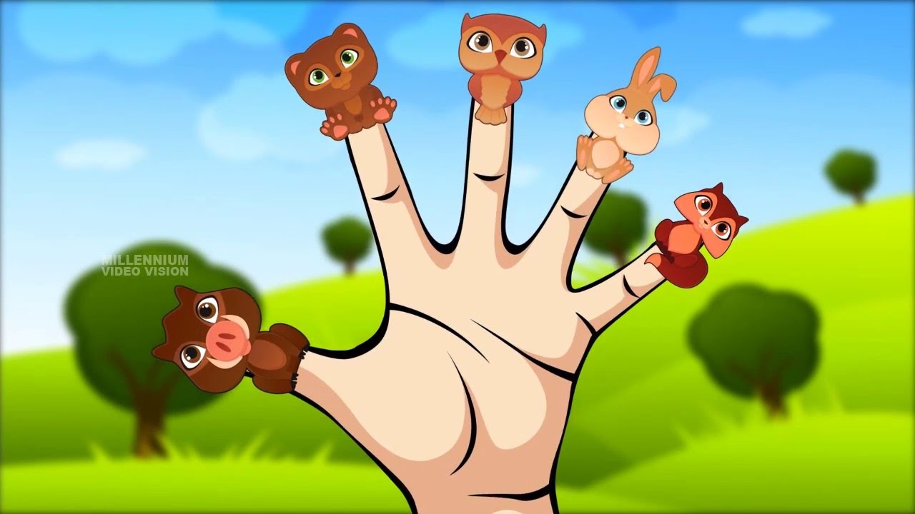 Finger Family Nursery Rhymes | Animal Finger Family Songs Collection ...