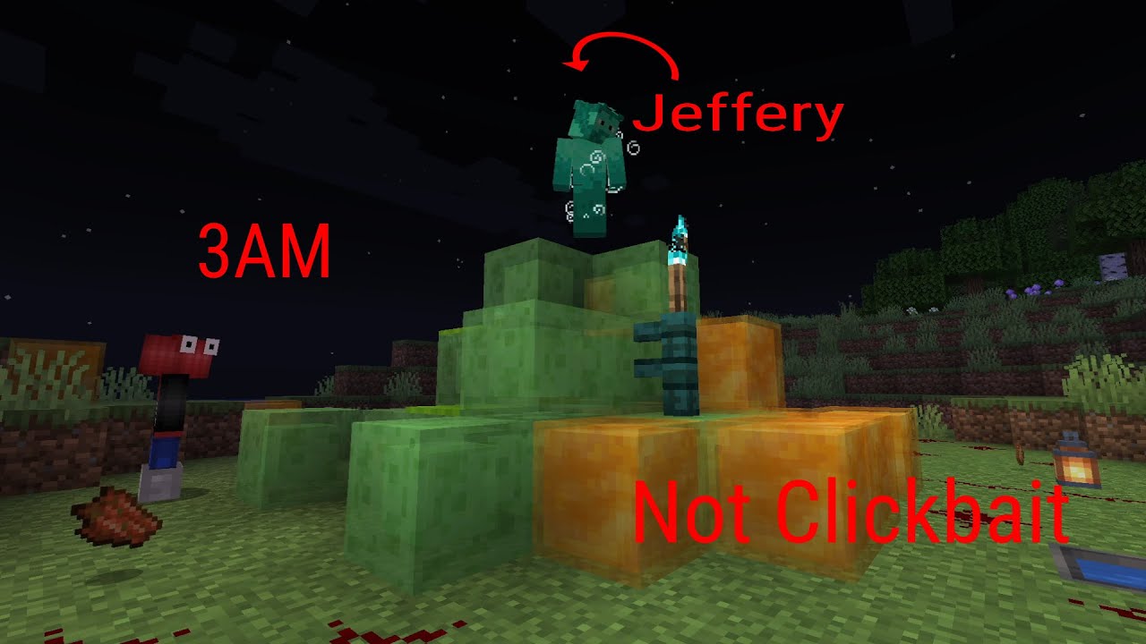 Summoning Jeffery in Minecraft, 3am (Not Clickbait) (REAL) - YouTube
