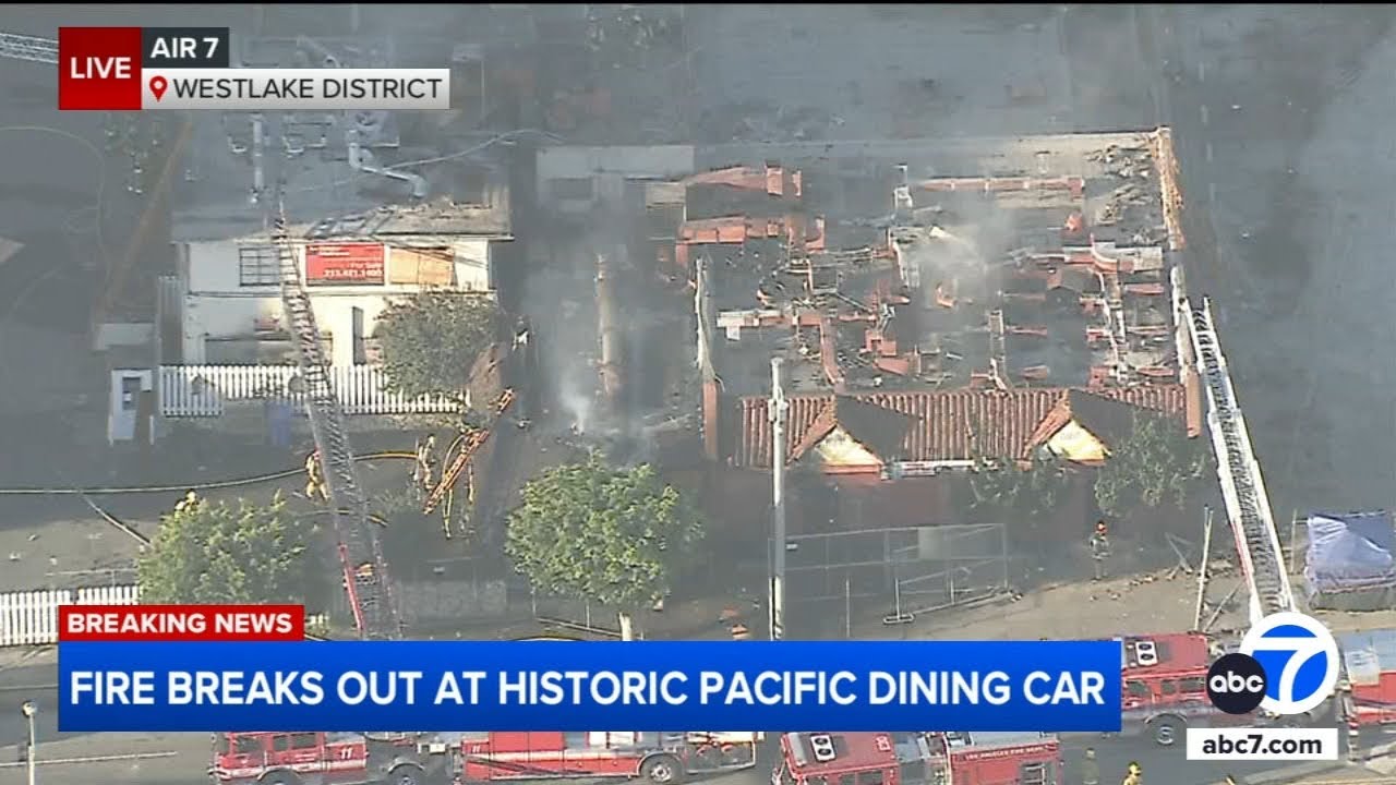 Fire breaks out at historic Pacific Dining Car restaurant in Los ...