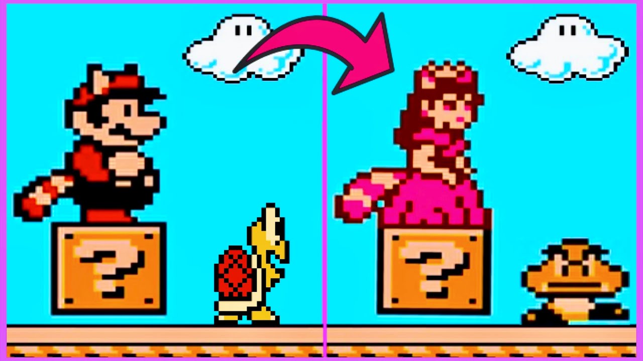 What if Princess Peach was the "Hero" in SMB3? - YouTube