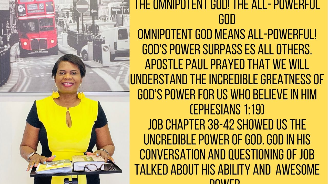 The Omnipotent God! The all-powerful God - YouTube