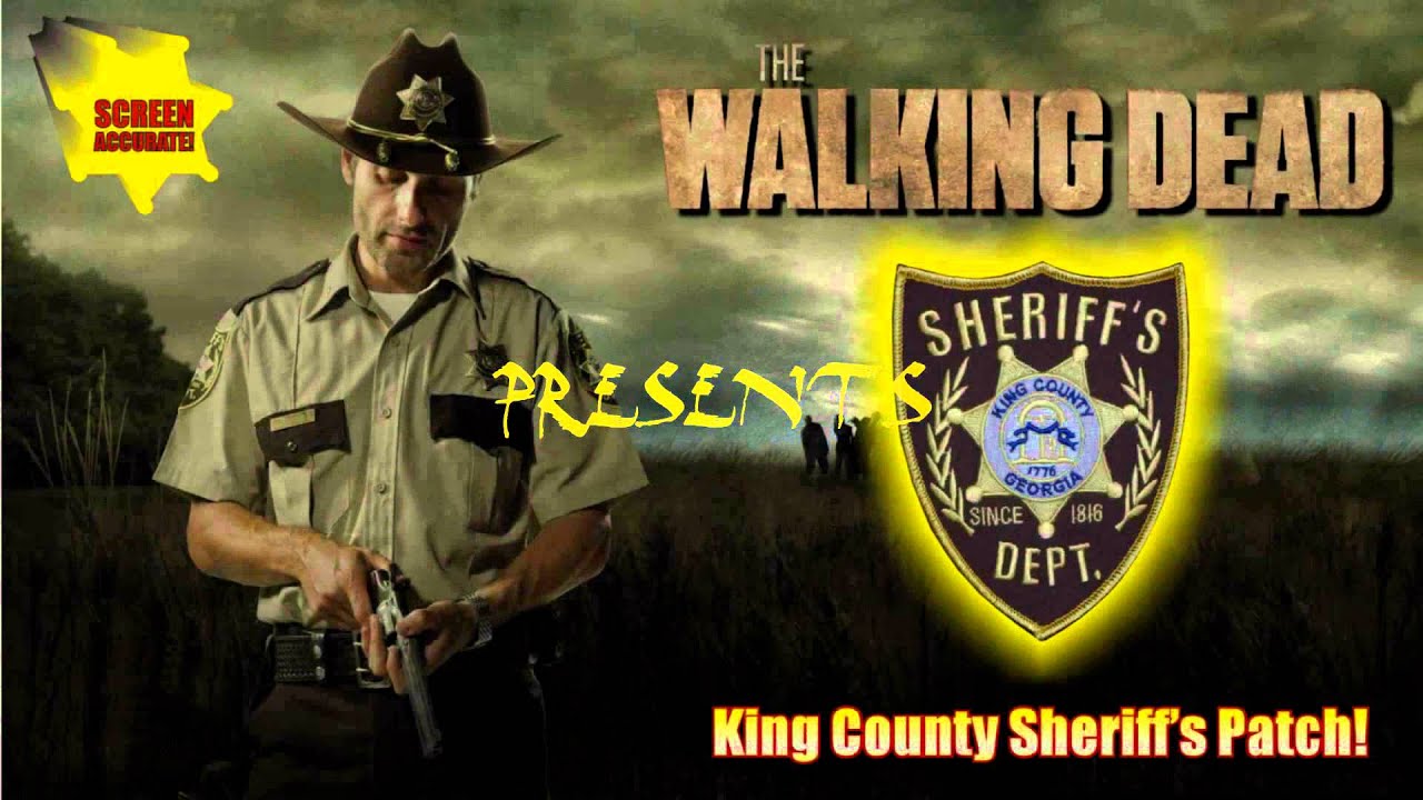 Walking Dead King County Sheriff Patch - YouTube