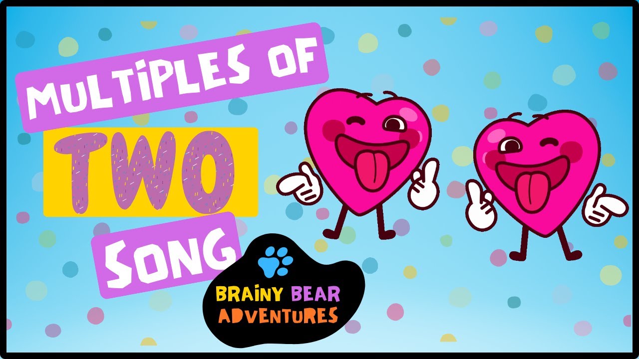 Multiples of Two Song | Fun Math Music for Kids! Multiplication Song ...