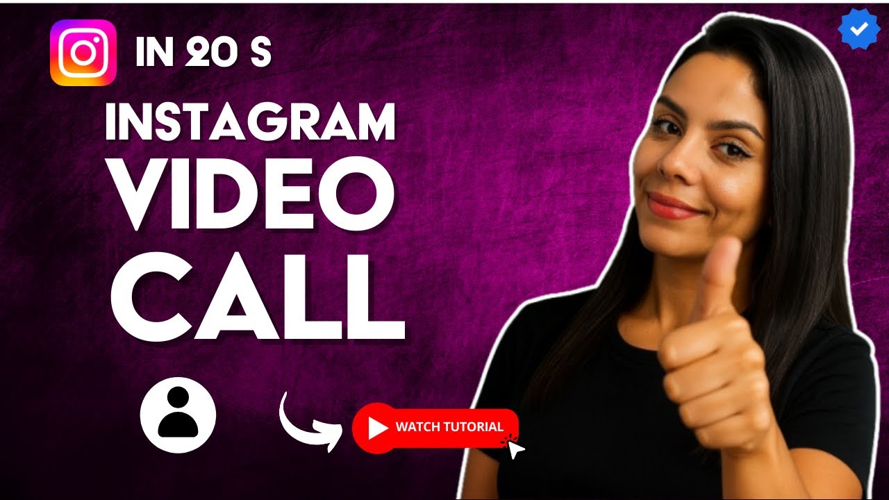 How to MAKE VIDEO CALLS on INSTAGRAM in 20 S - YouTube