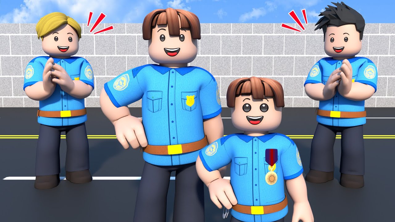 ROBLOX Brookhaven 🏡RP: The Bacon Hair Becomes Policeman | Roblox Edric ...